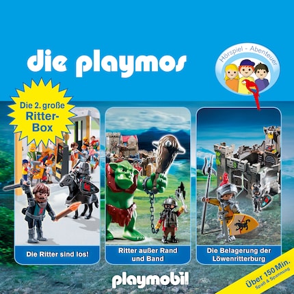 Die Playmos - Das Original Playmobil Hörspiel, Die grosse Ritterbox 2: Folgen 24, 45 und 55: Die ...